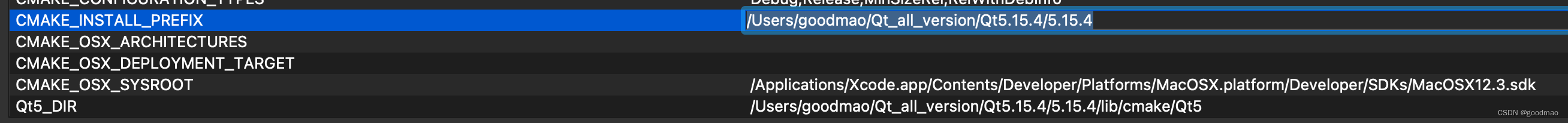 【Qt】【Xcode】【CMake】-Qt5_DIR-NOTFOUND的解决方法_qt5dir not found-CSDN博客