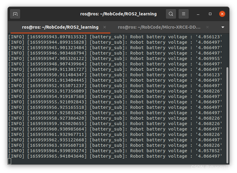 ros2订阅esp32发布的电池电压数据-补充_rclcpp::timerbase::sharedptr-CSDN博客