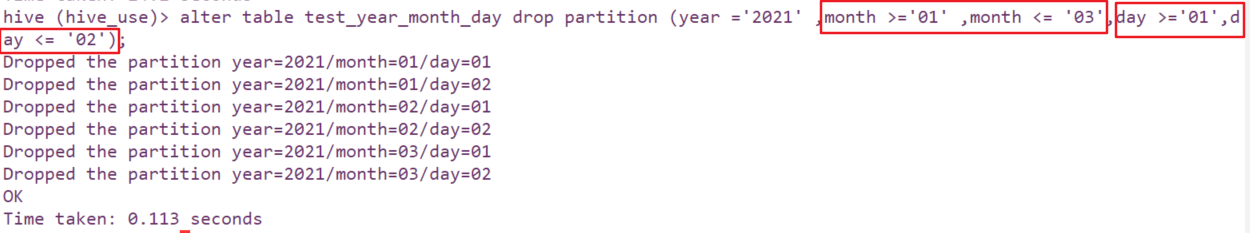 Hive_SQL 一次删除多个分区数据_hive drop partition 删除多个分区-CSDN博客