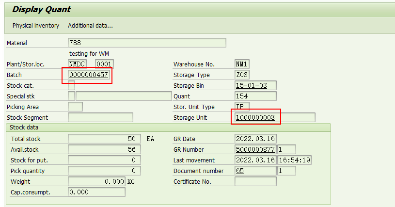 SAP WM高阶之Storage Type上架策略L下的Mixed Storage_wm 混储quant标识-CSDN博客