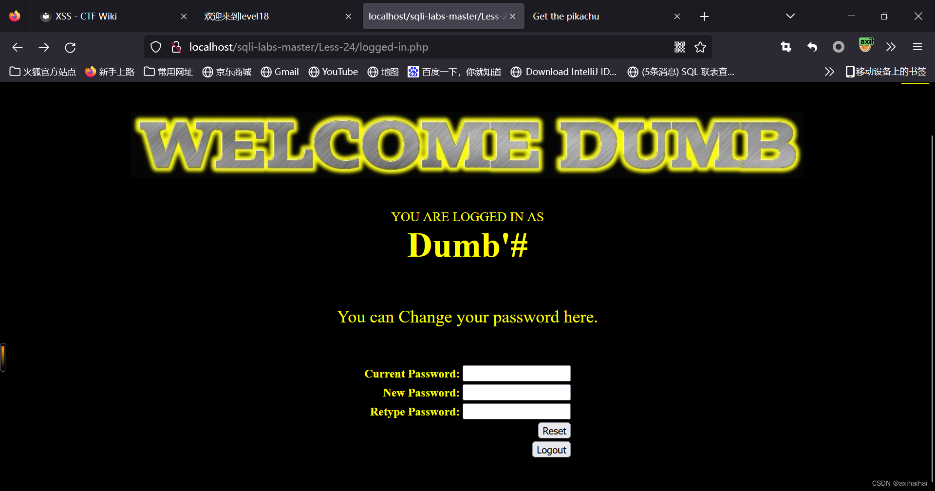 sqli-labs/Less-24_sqlidumb series-24-CSDN博客