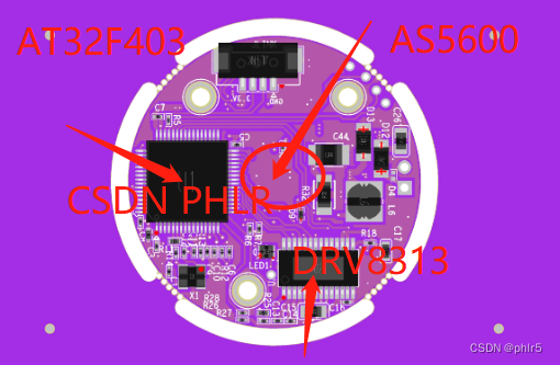 国产MCU AT32F403+DRV8313+磁编码器的直流无刷电机BLDC的FOC控制_drv8313驱动无刷电机-CSDN博客