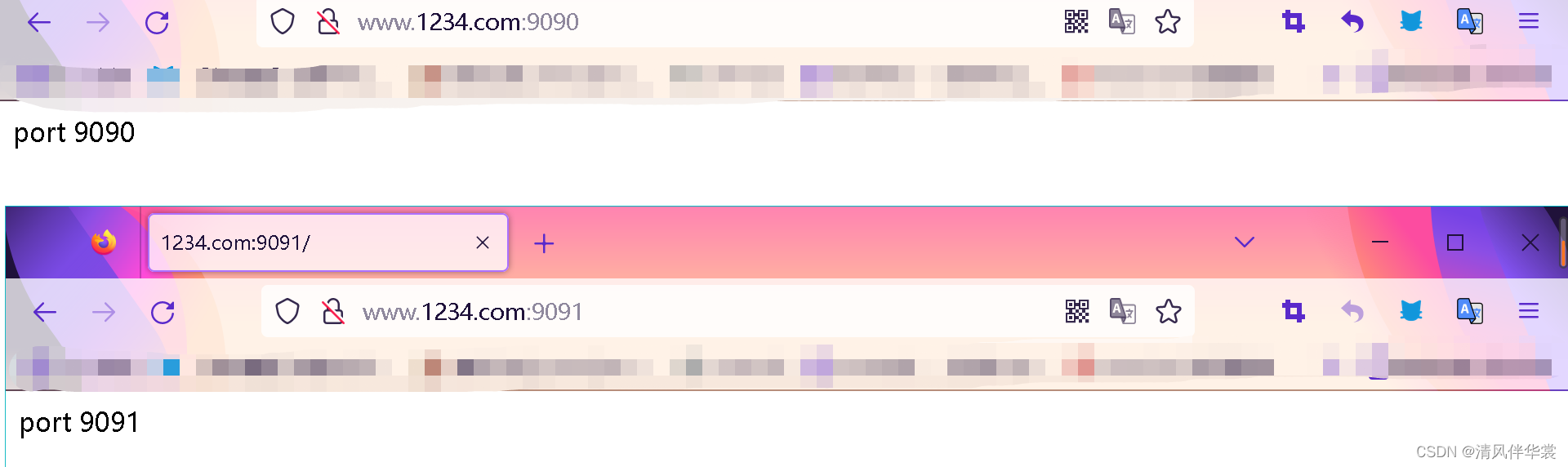 linux实现同一ip不同端口访问不同网站内容_linux 链接两个网页-CSDN博客