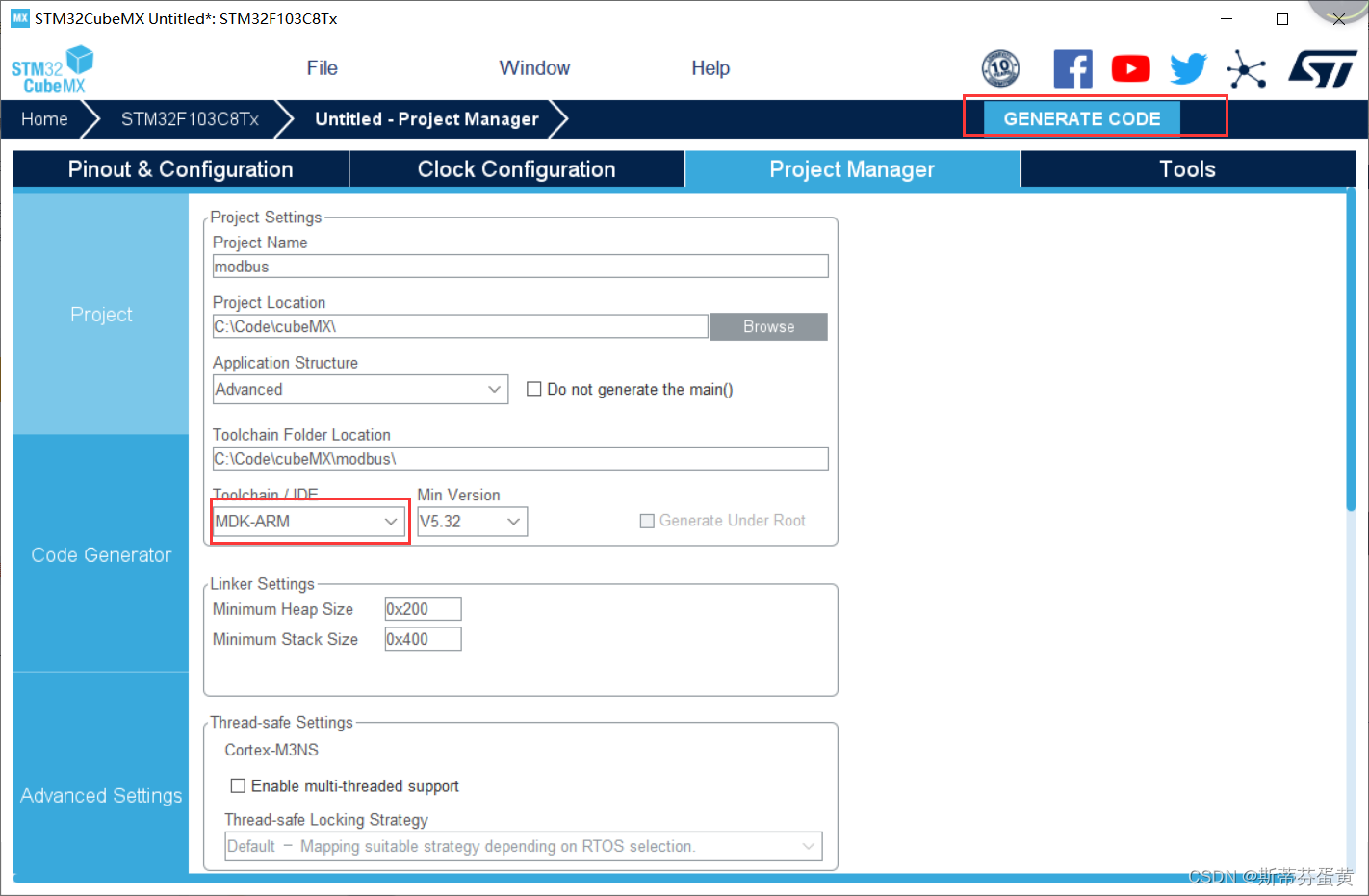 STM32F103C8基于Modbus协议读取温湿度_stm32单片机与温控器使用modbus通信-CSDN博客