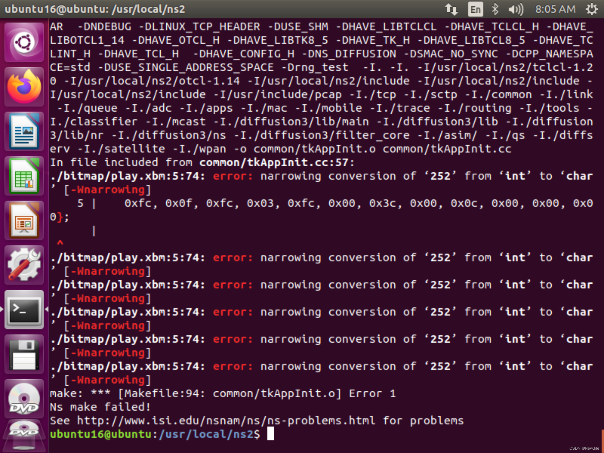 ubuntu安装ns2_ns2安装-CSDN博客