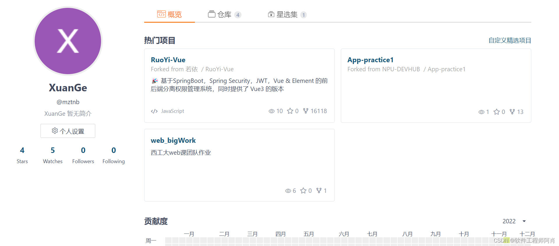 git的使用 ：在gitee把ruoyi-vue放到自己的仓库_如何把若依克隆到自己gitee仓库里-CSDN博客
