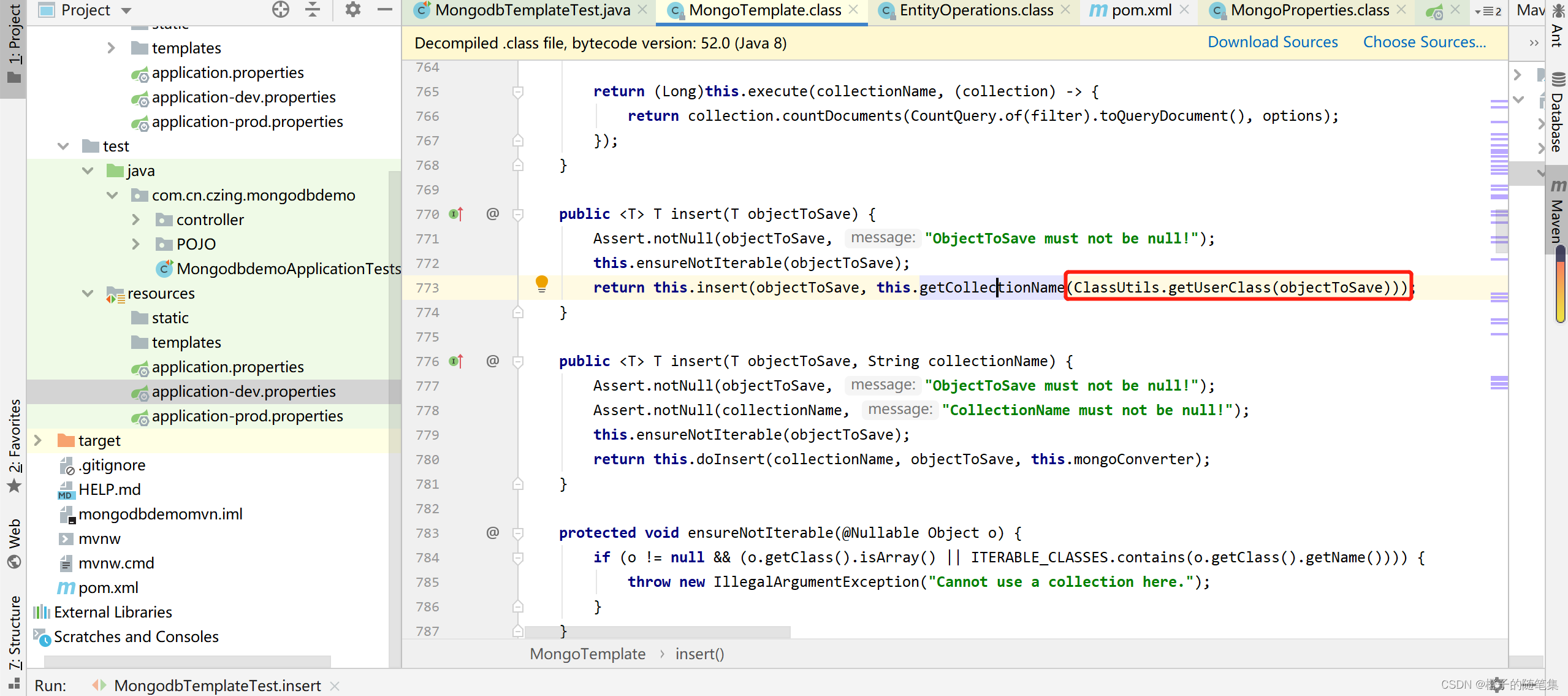 Mongodb的sping操作mongotemplate的使用② Uuidrepresentation Csdn博客