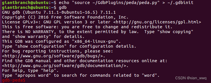 kali2021.2配置pwn环境（gdb+pwntools）_kali gdb-CSDN博客