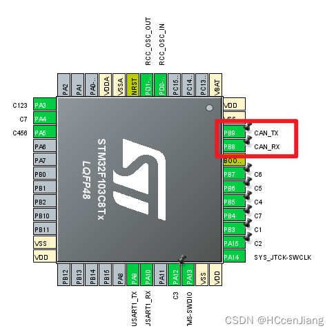 利用STM32CubeIDE配置CAN通信_stm32cubeide can-CSDN博客