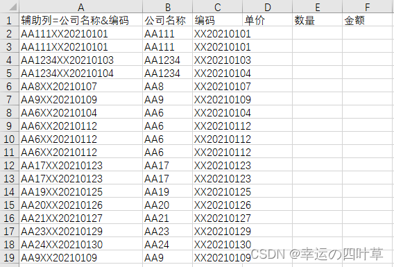 记录一次解决excel 查找值重复项只匹配到第一行的问题excel重复行只显示第一行 Csdn博客