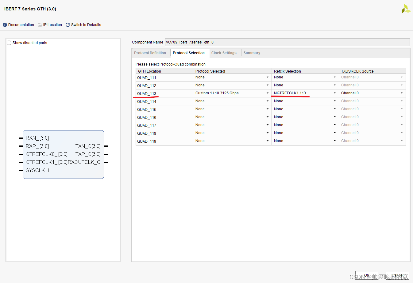 基于VC709开发板利用IBERT实现SFP/SFP+ connectors GTH收发器的测试_vc709开发板套件-CSDN博客