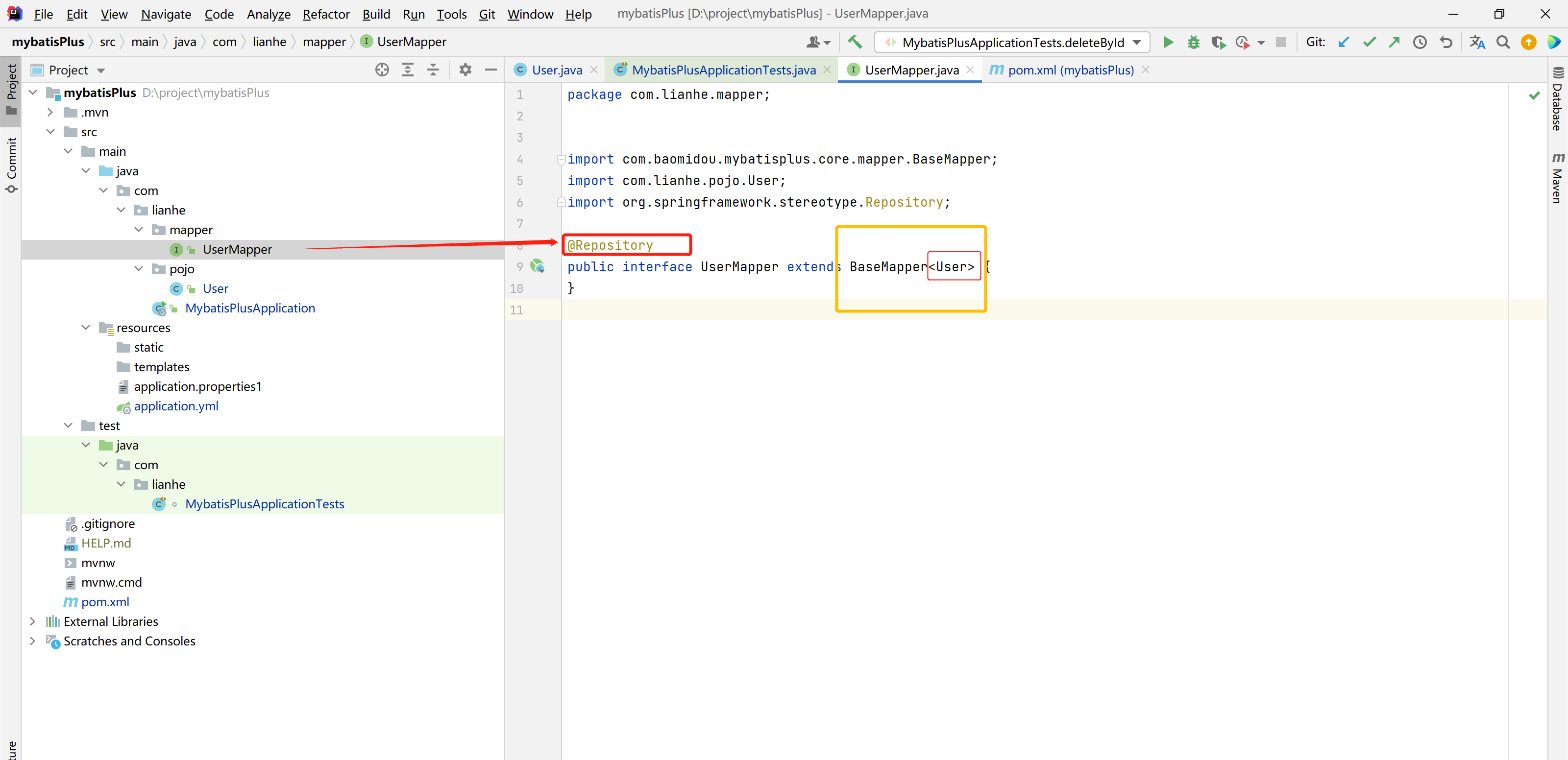 SpringBoot +MybatisPlus 基础案例_springboot +mybatisplus案例-CSDN博客