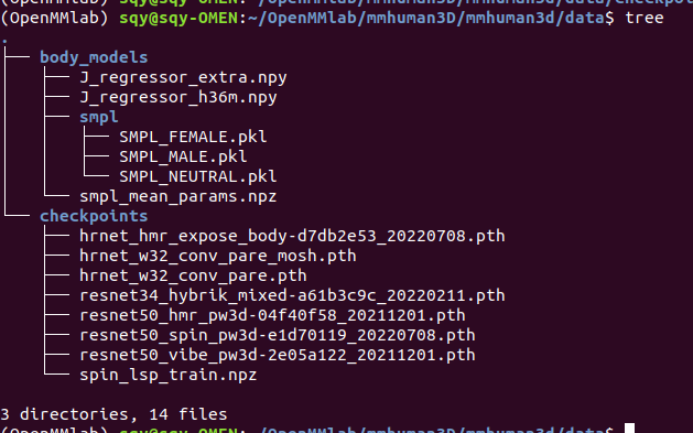 论文复现--关于单视角动作捕捉工具箱--MMHuman3d的研究(基于Windows10和Linux18.04中配置)-CSDN博客