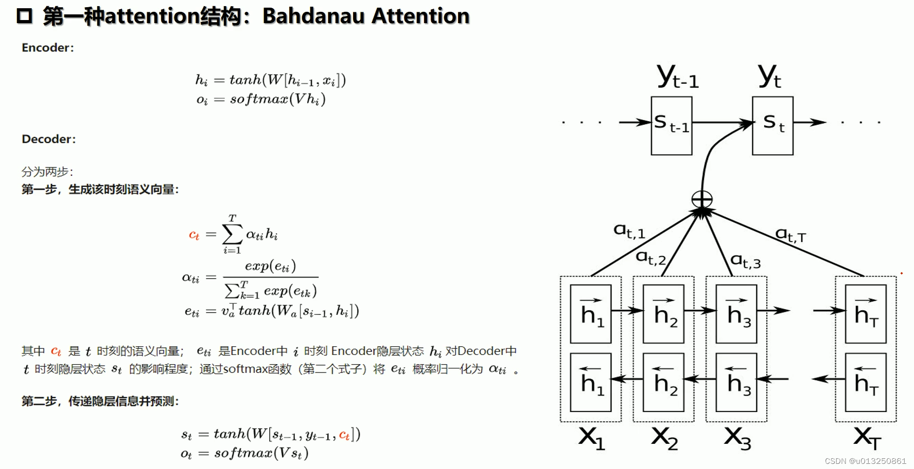 Attention结构：①Bahdanau Attention；②Luong Attention_badhanau和luong attention的区别-CSDN博客