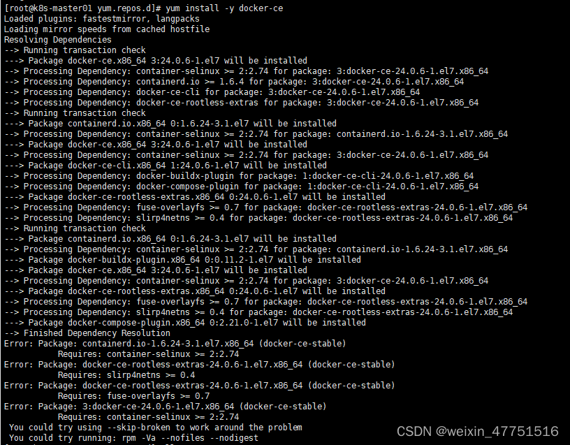 安装docker报错container Selinux Csdn博客