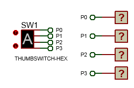 The logic state display test of the pin in proteus - Programmer Sought