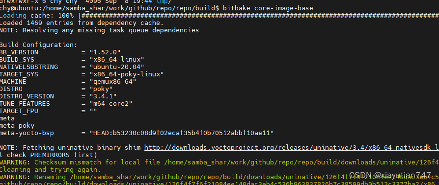yocto工程部署_re-mounted. opts: (null). quota mode: disabled-CSDN博客