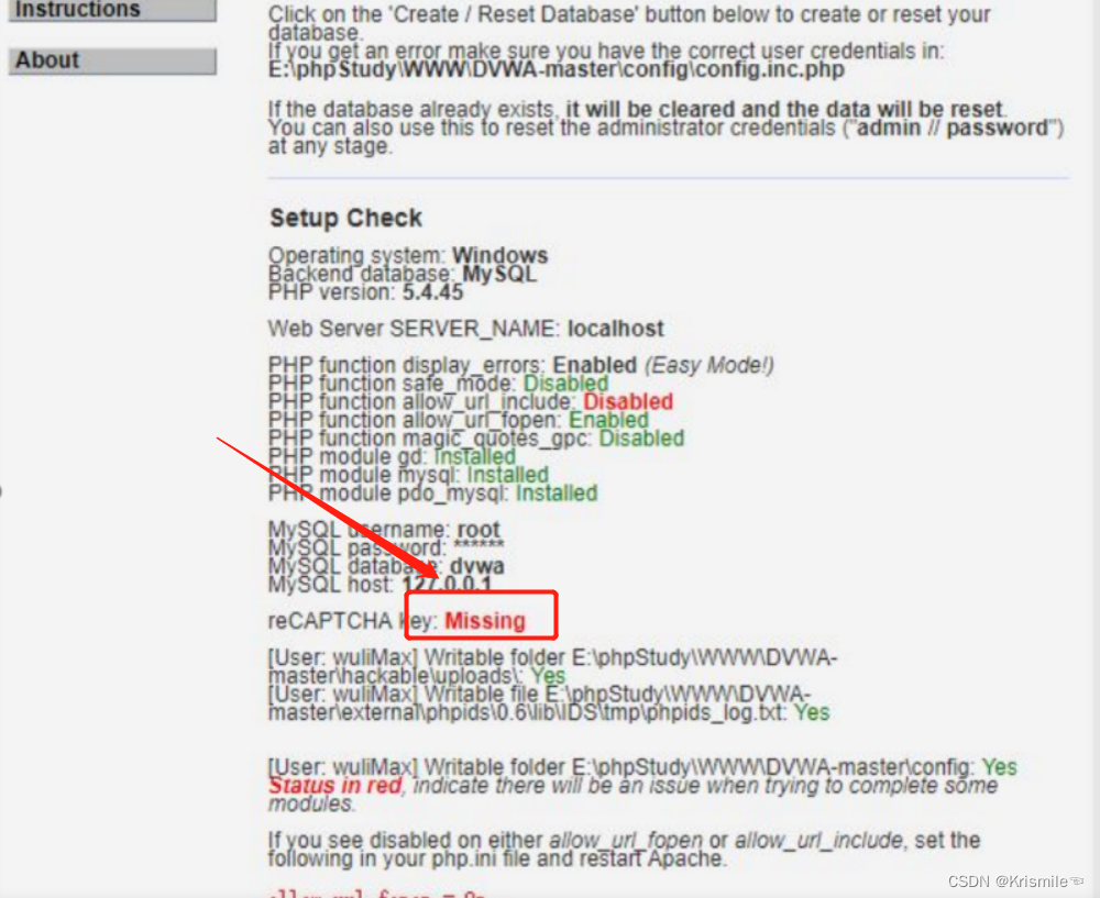 DVWA和phpstudy安装教程（详解）_co7phpstudy安装dvwa-CSDN博客