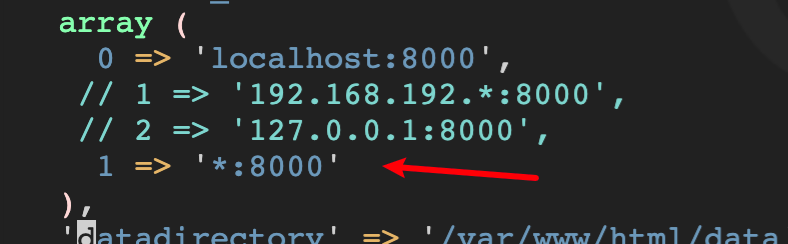 Nextcloud修改 trusted domains 指定哪些主机可访问_nextcloud trust-CSDN博客