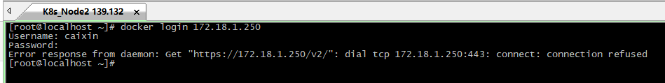 Error response from daemon: Get “******“connect: connection refused ...