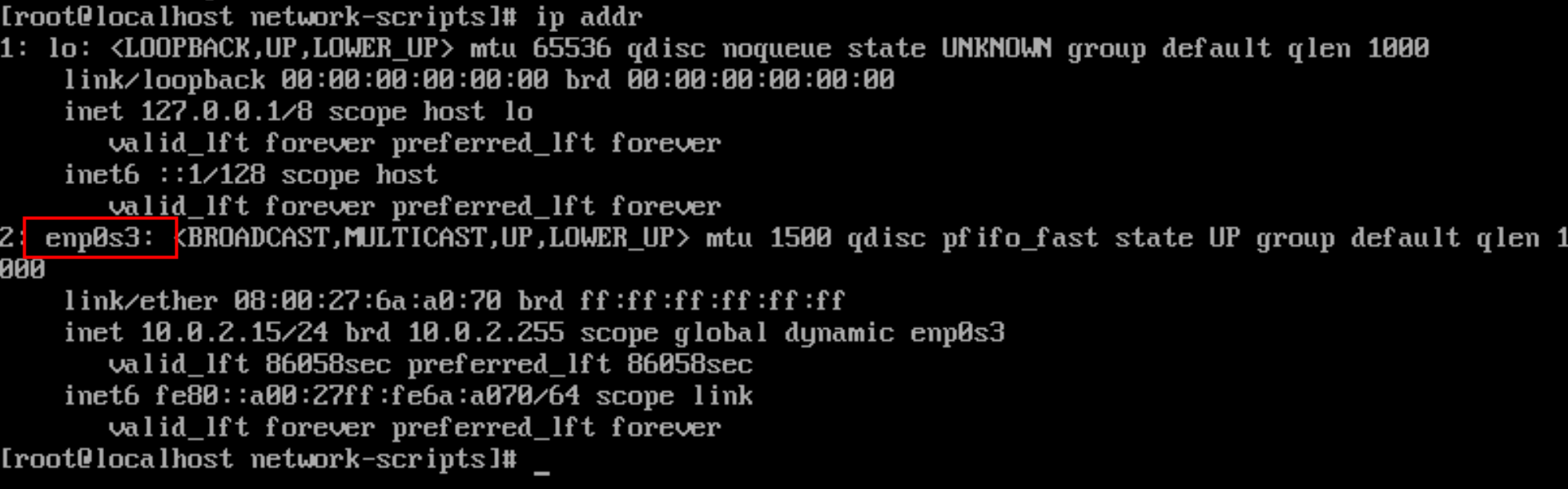 解决 virtualbox 安装的 centos7 ping 网址报错name or service not known_virtualbox仅主机与nat centos没办法ping百度 ...