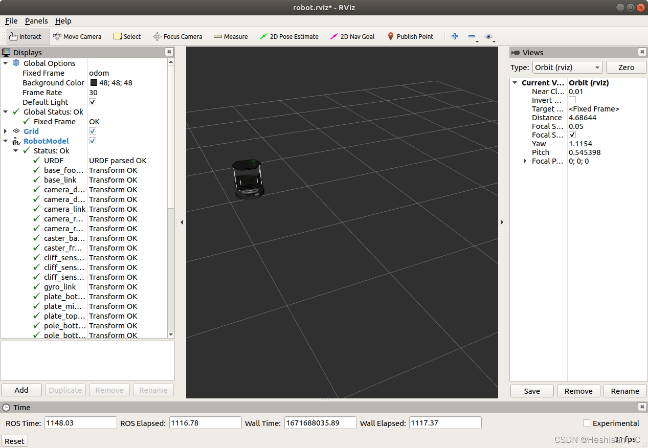 Ubuntu18.04 Turtlebot2机器人移动控制 Rviz Gazebo仿真实现_turtlebot2仿真-CSDN博客