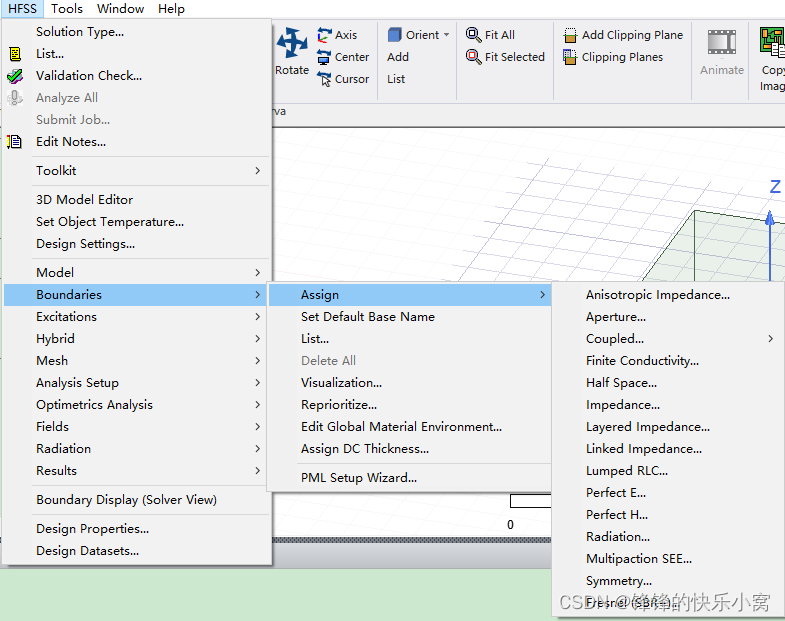 HFSS学习笔记 13 边界条件（一）_hfss边界条件设置-CSDN博客