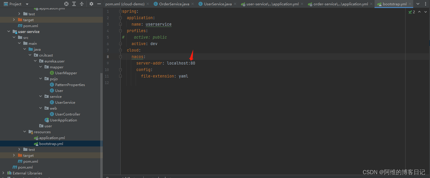 failed to req API:/nacos/v1/ns/instance after all servers([localhost:8848])-CSDN博客