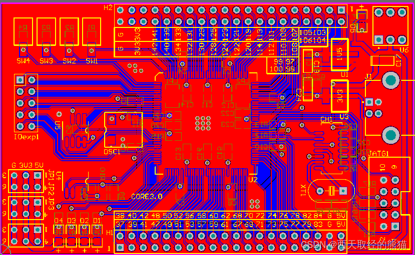 EP1C6T144C FPGA核心板原理图及PCB_ep1c6t无法下载临时文件-CSDN博客