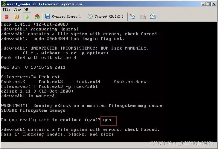 关于linux开机出现initramfs的解决initramfs Fsck Csdn博客 