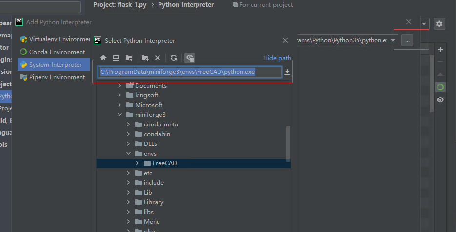 基于miniforge/anaconda的FreeCAD的外部程序开发开发环境搭建_freecad conda环境-CSDN博客