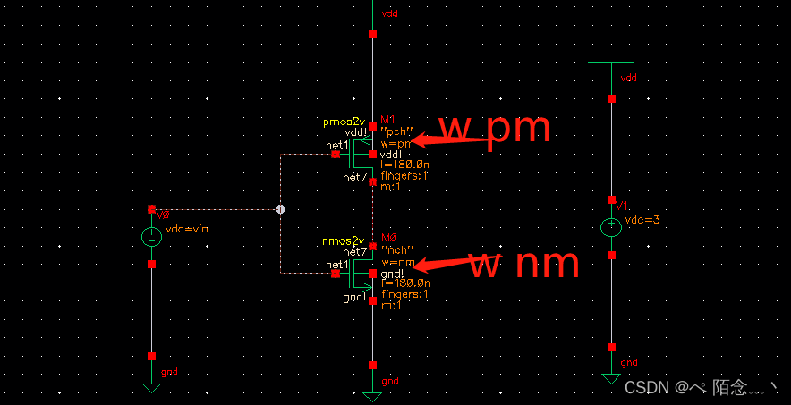 用Cadence Virtuoso IC617仿真CMOS反相器-CSDN博客