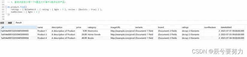 MongoDB常见查询语法【案例详解超详细】_mongo ssh查询语法-CSDN博客