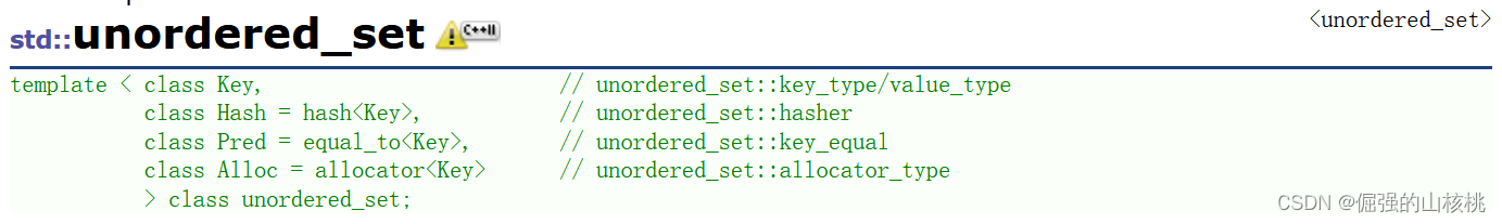 C11关联式容器:unorderedsetc Unorderedset Csdn博客