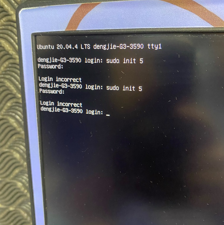 login incorrect_ubuntu虚拟系统出现login incrrent-CSDN博客