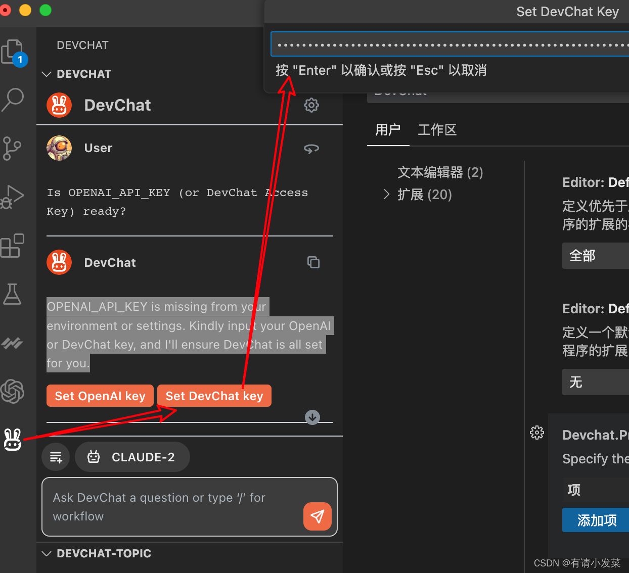 Devchat 的环境配置和使用_chatdev配置和使用-CSDN博客