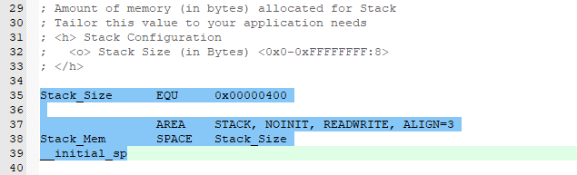 STM32学习笔记----(2)启动文件介绍_0x00000400为什么是1kb-CSDN博客
