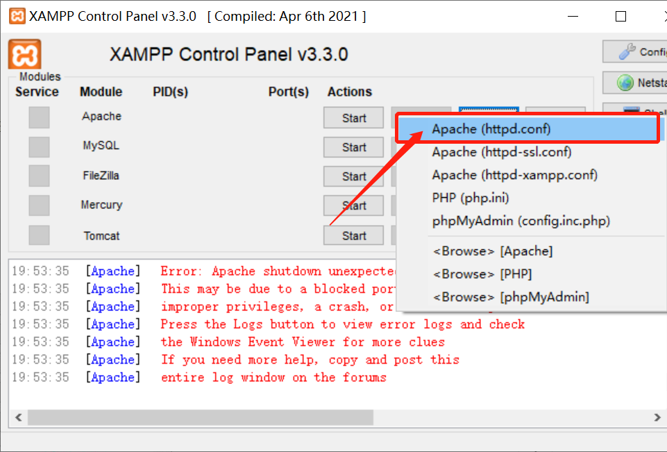 XAMPP的下载、安装、配置_download xampp (apachefriends.org)-CSDN博客
