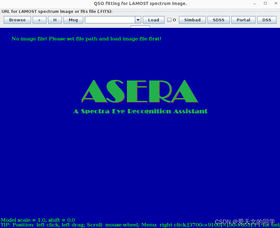 光谱拟合辅助工具ASERA的安装_光谱拟合软件-CSDN博客