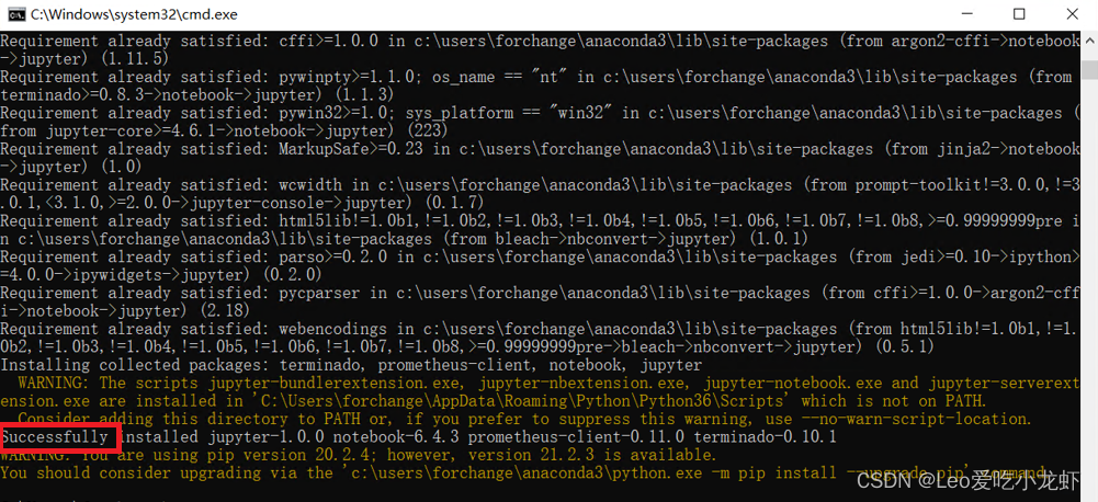 Jupyter 的安装及使用python怎么安装jupyter Csdn博客