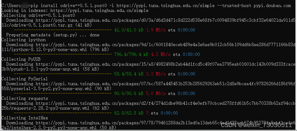 关于安装odrivetool失败_odrive==0.5.1.post0 安装不上-CSDN博客