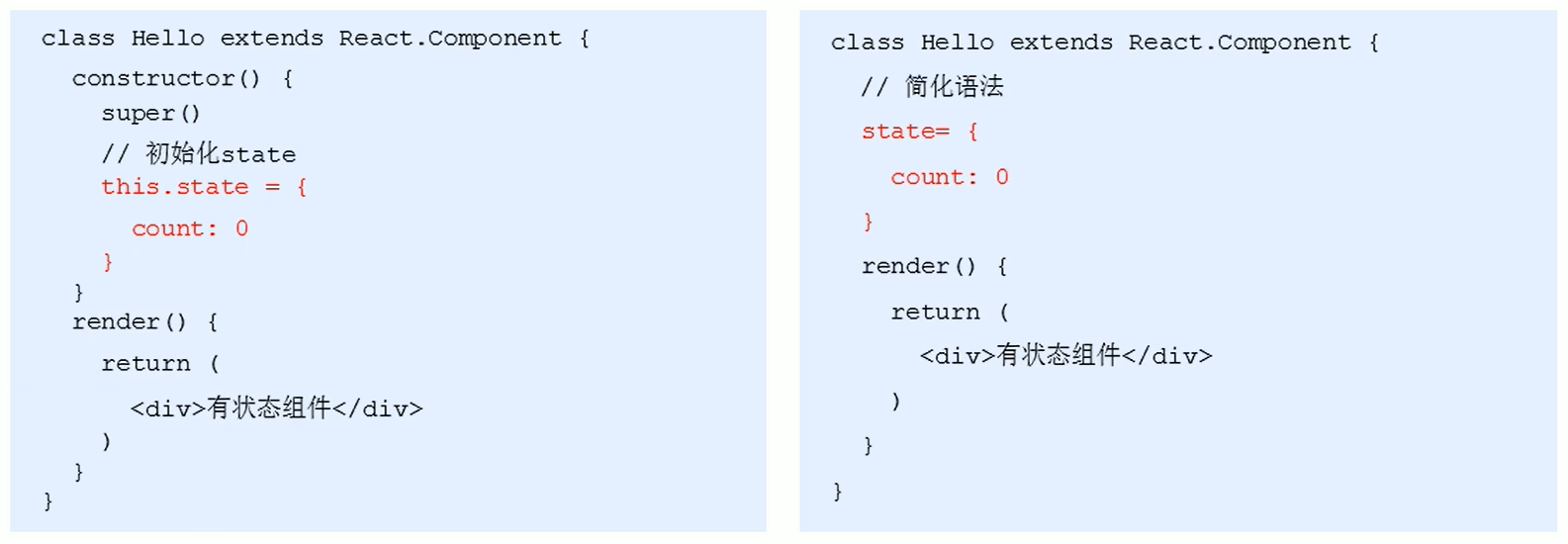 react 中 state 的基本使用_react state使用-CSDN博客