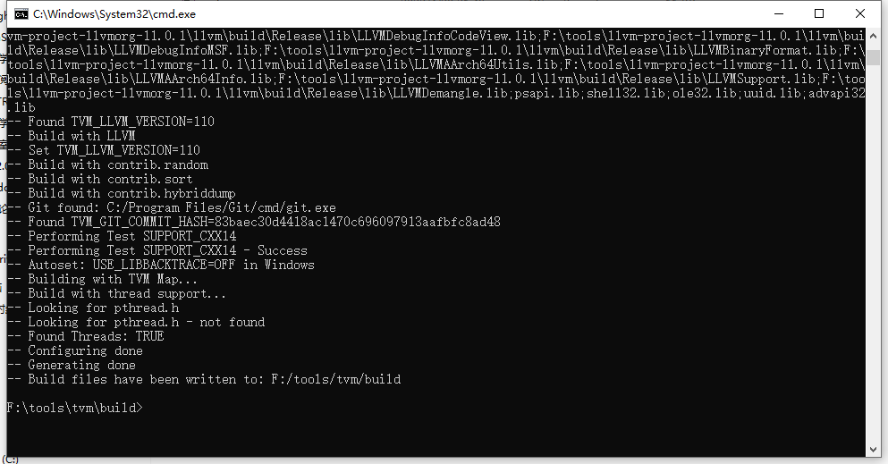 TVM在Windows10下编译安装_windows10 java tvm-CSDN博客