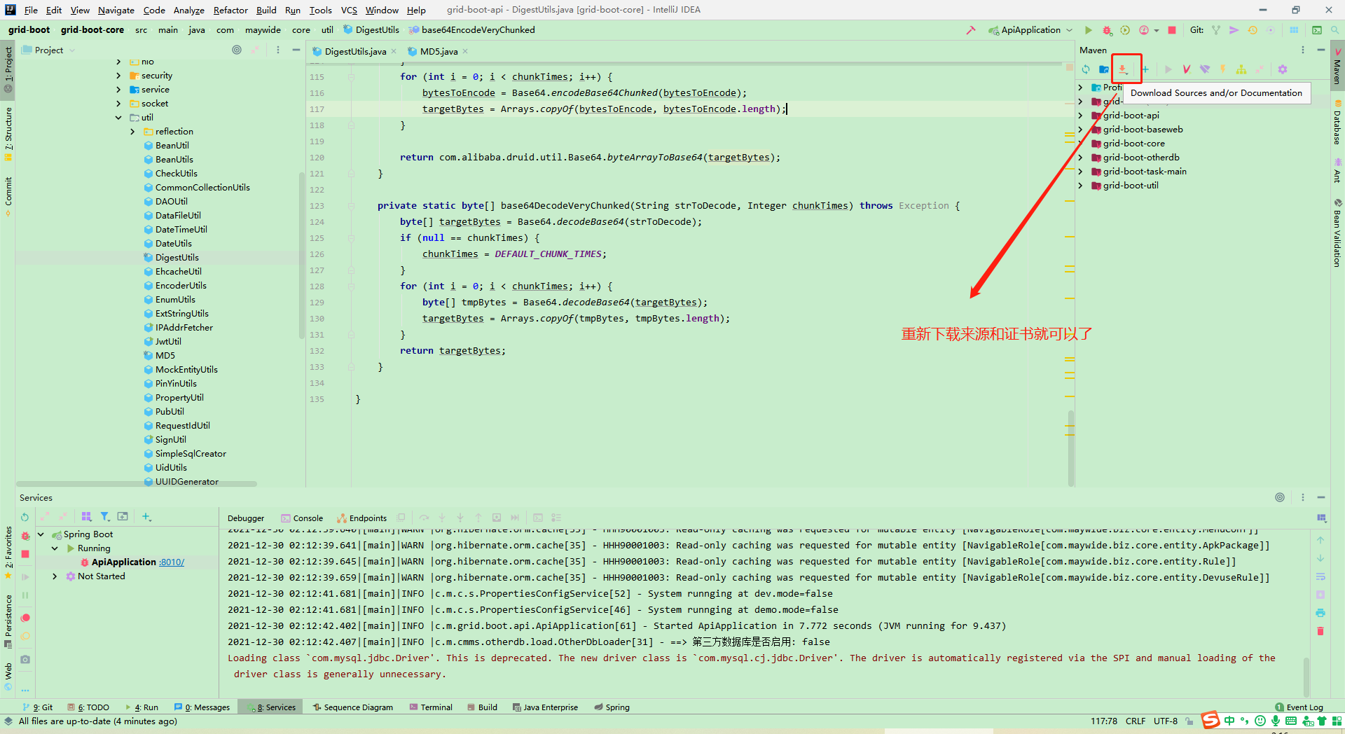 maven报错Error:(120, 38) java: 程序包com.alibaba.druid.util不存在-CSDN博客