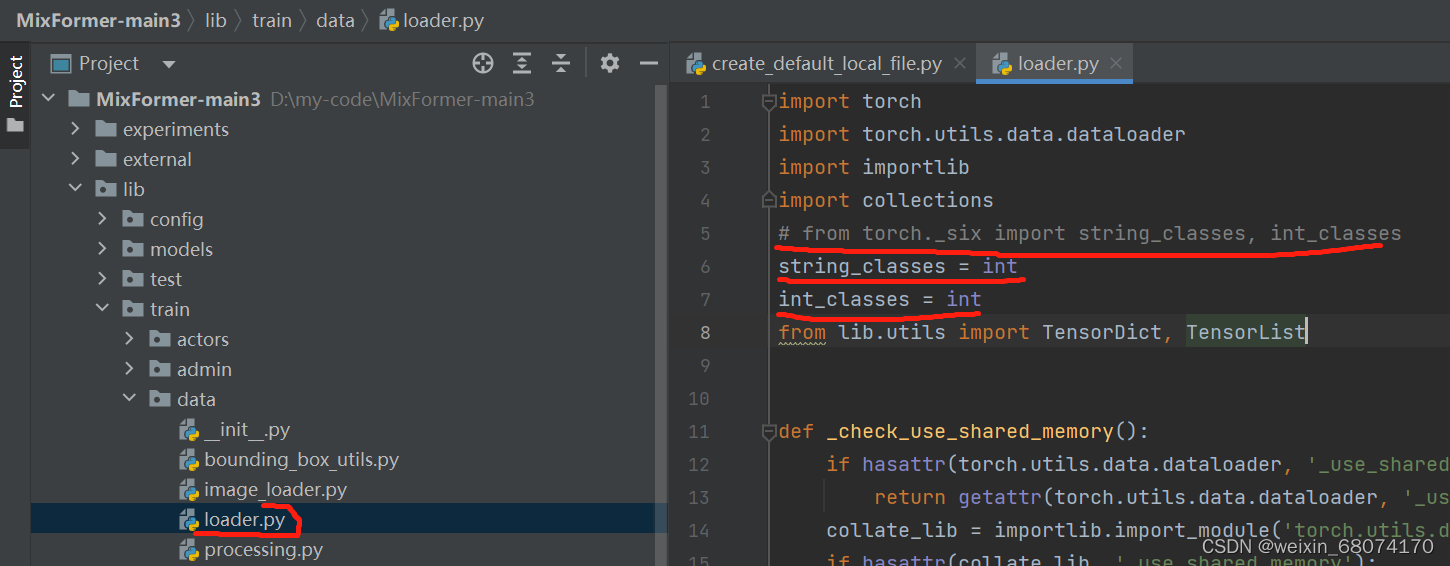 MixFormer代码调试（问题记录+解决）-CSDN博客