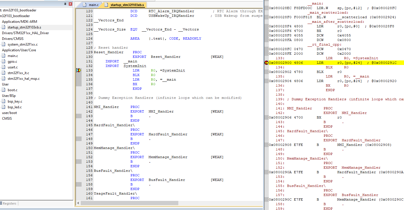 BootLoader和App1和App2三个程序之间的跳转_bootload app1 app2-CSDN博客