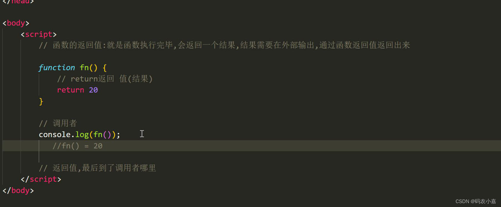 函数(function),函数的传参,默认函数,函数的返回值(return),作用域,变量的特殊情况,变量的访问原则:就近原则,函数的表达式,立即执行函数,逻辑中断_function ...