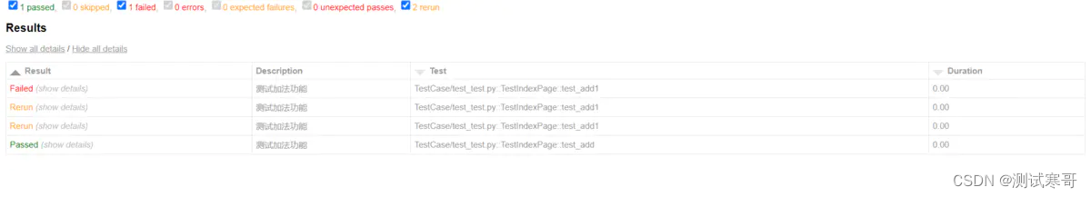 pytest--html报告优化_pytest-html美化-CSDN博客